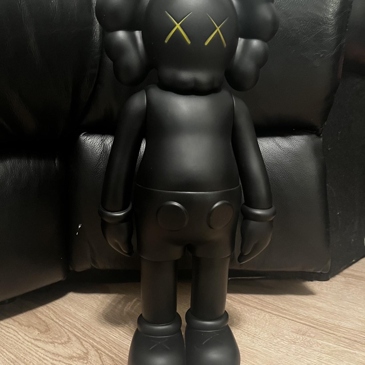 Black 16 inch Kaws Figure. With Movable... - Depop
