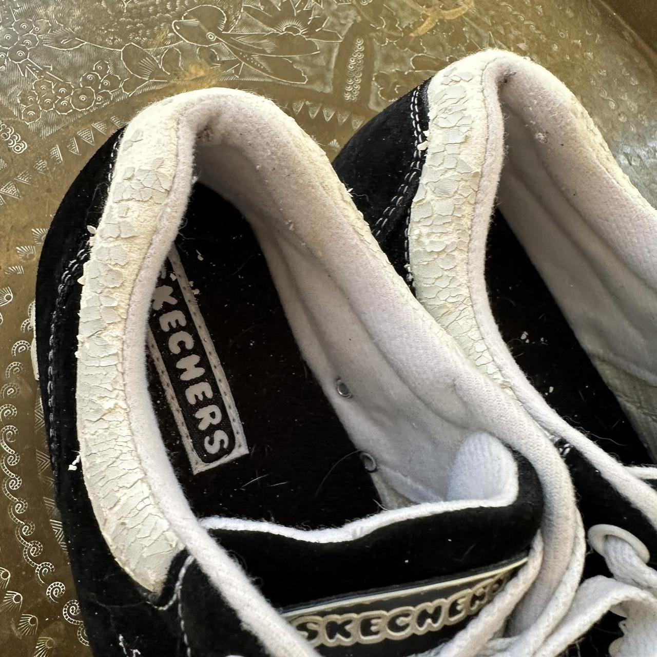 Vintage 90s Y2K Sketchers RARE Black Chunky Platform... - Depop