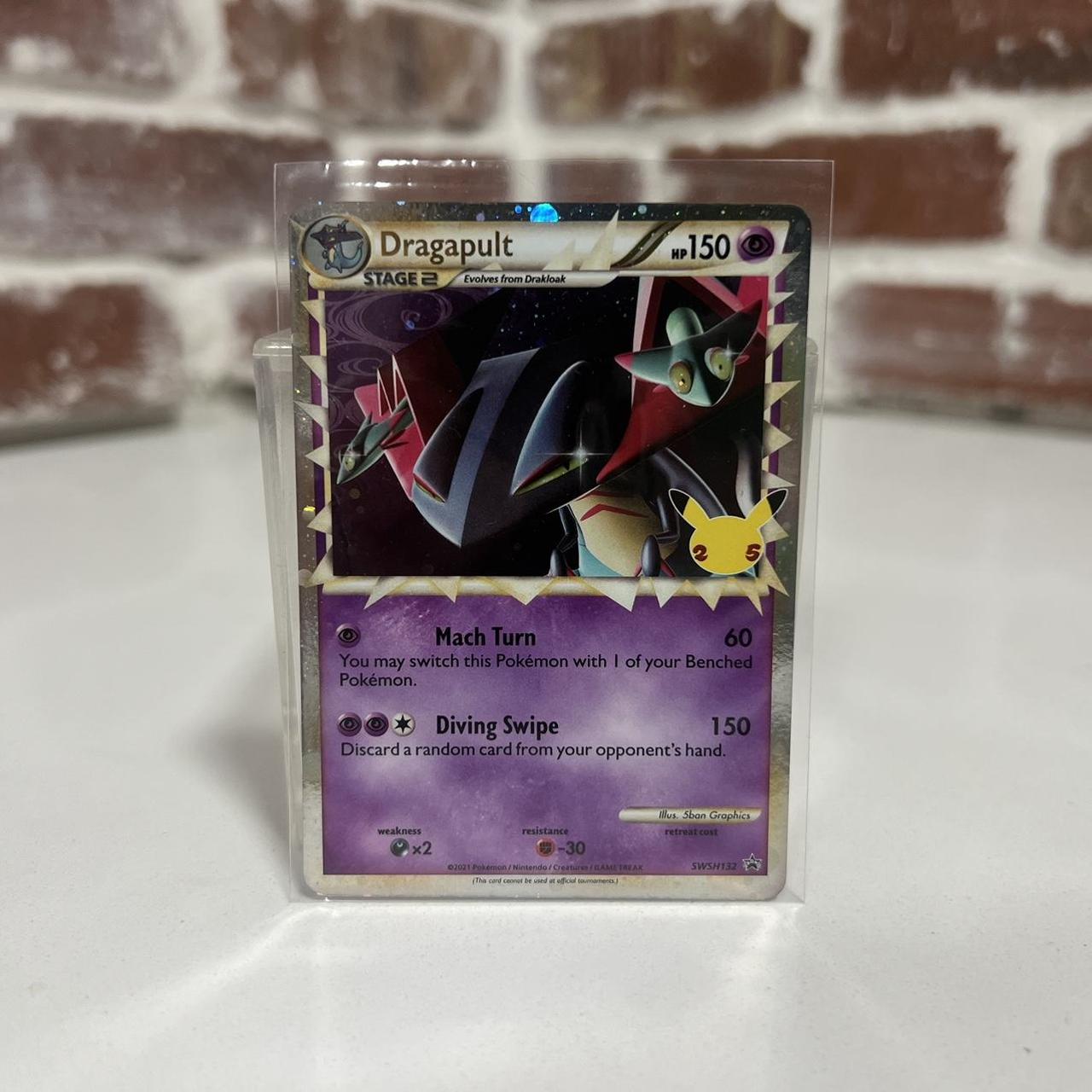 Pokemon Dragapult Prime - SWSH132 - Promo Sword and... | Depop