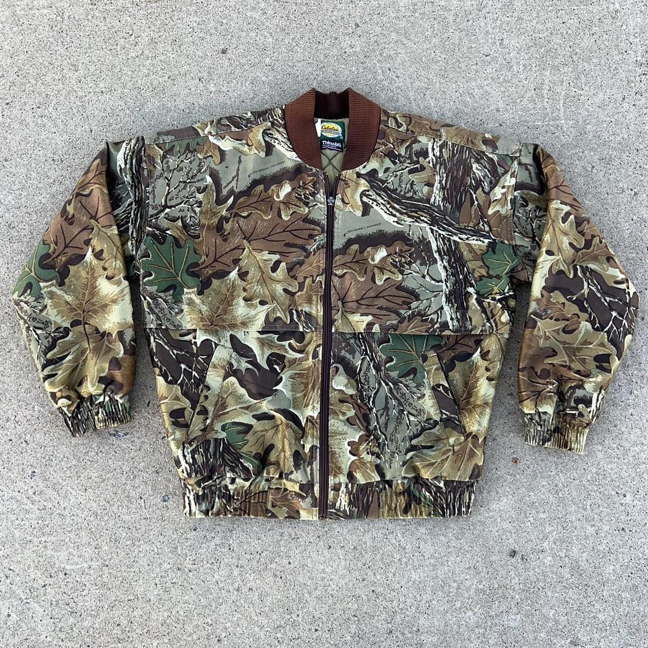 Cabela’s Camo Bomber size: Medium No rips or... - Depop