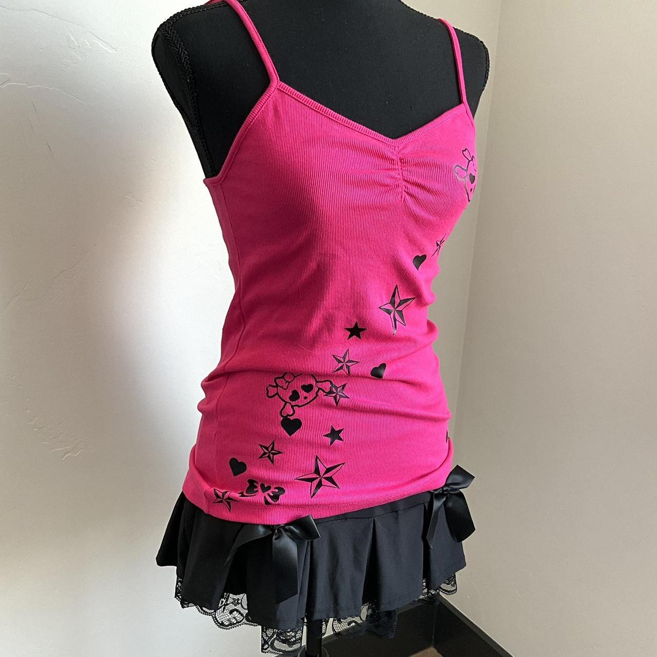 Y2k Alt pink Alt stars, hearts, scene skulls and... - Depop