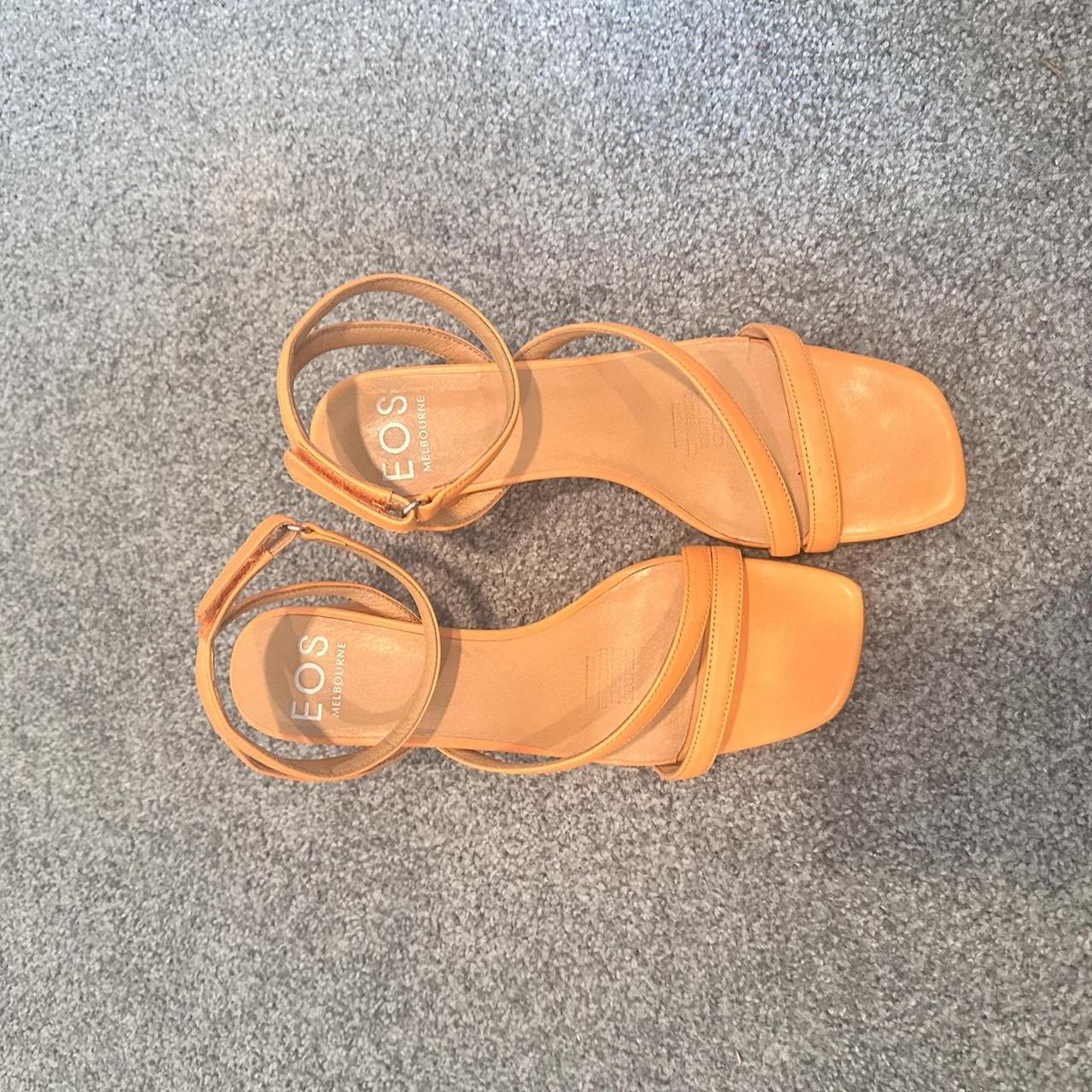 EOS Petricia Heels Orange size 39 Worn for one day... - Depop