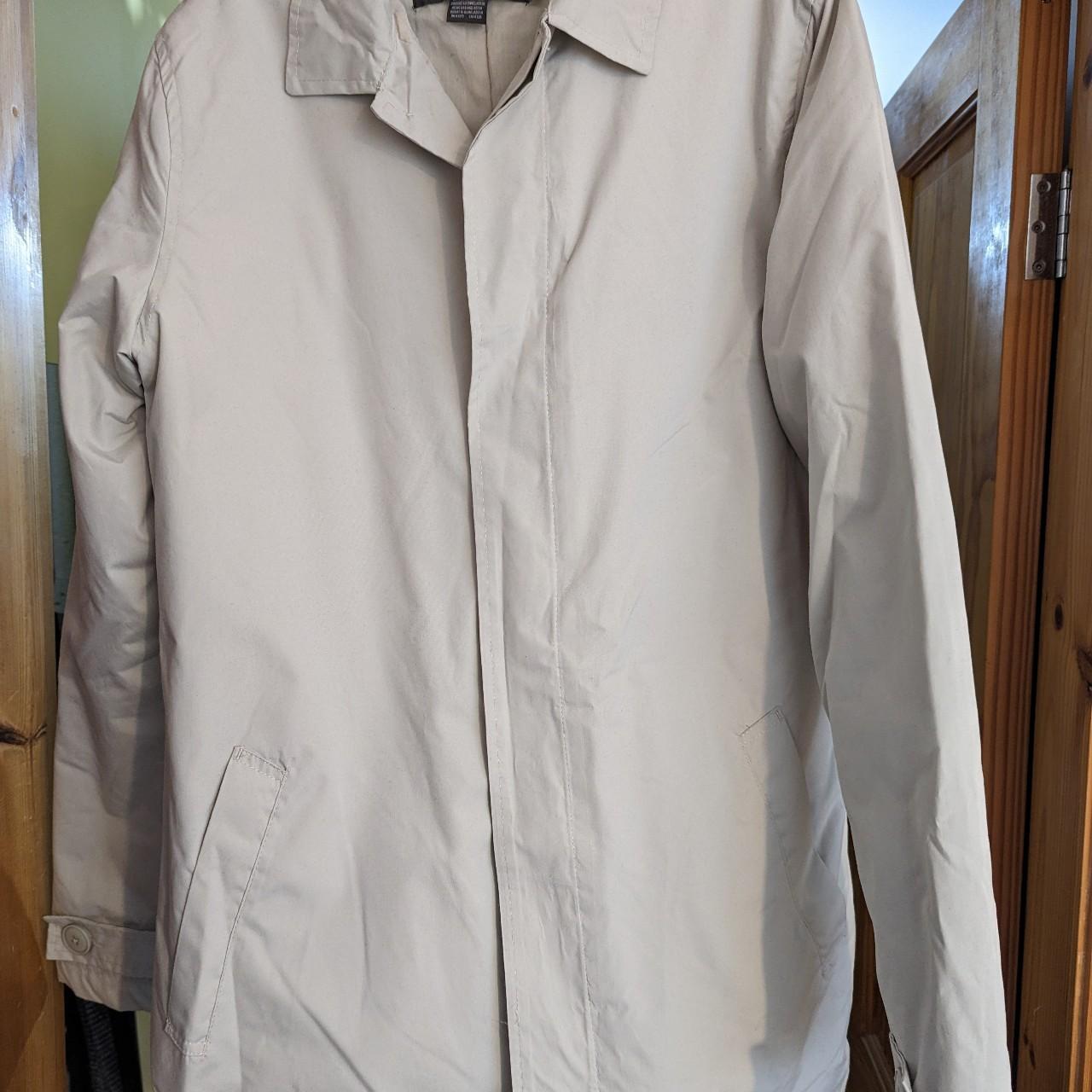 French Connection lined classic in light grey size... - Depop