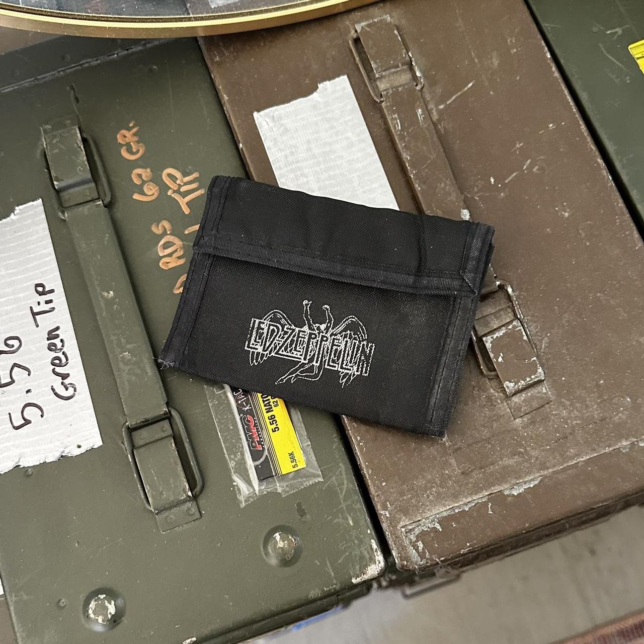 Led Zeppelin Band Bi-fold Wallet Vintage 1970s 1980s... - Depop