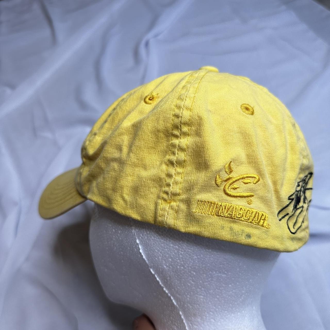 NASCAR Yellow baseball hat with 38 embroidered on... - Depop