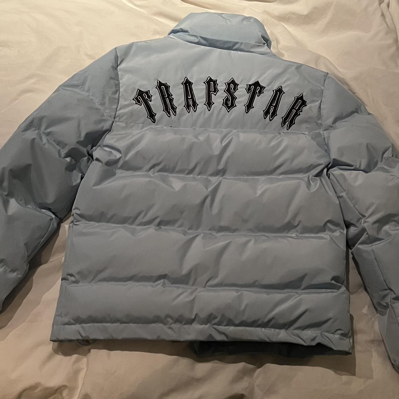Trapstar Ice Blue puffer- size xs - Depop