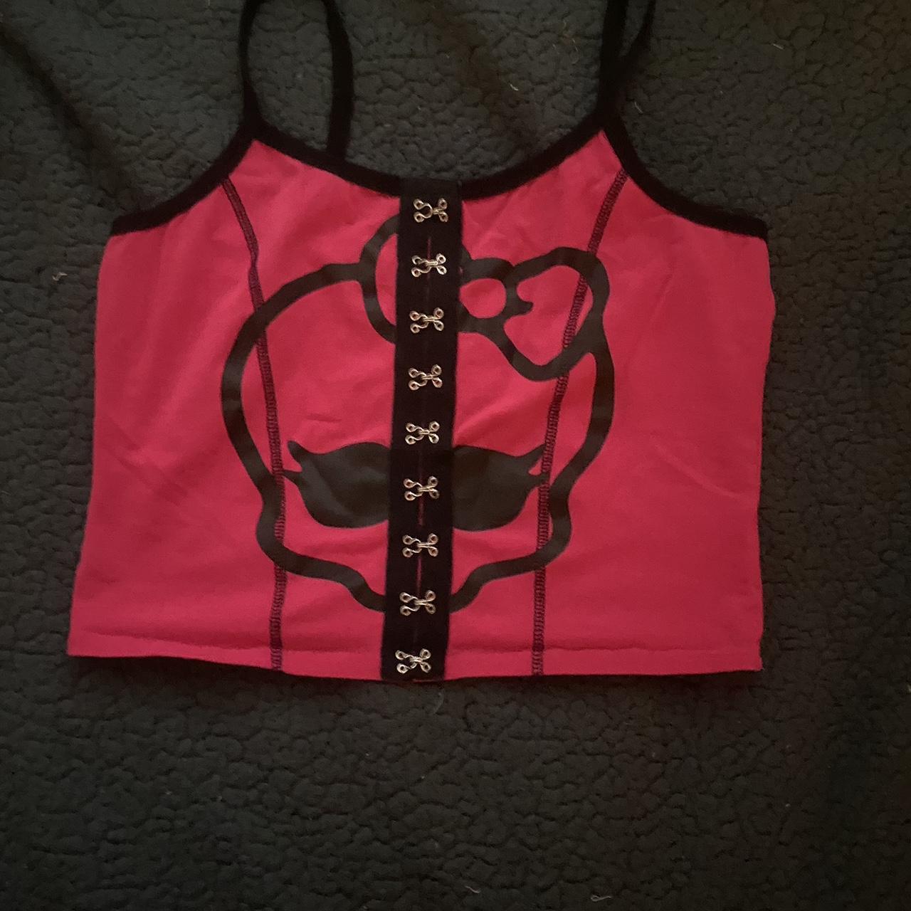 Pink monster high cami top from hot topic - Depop