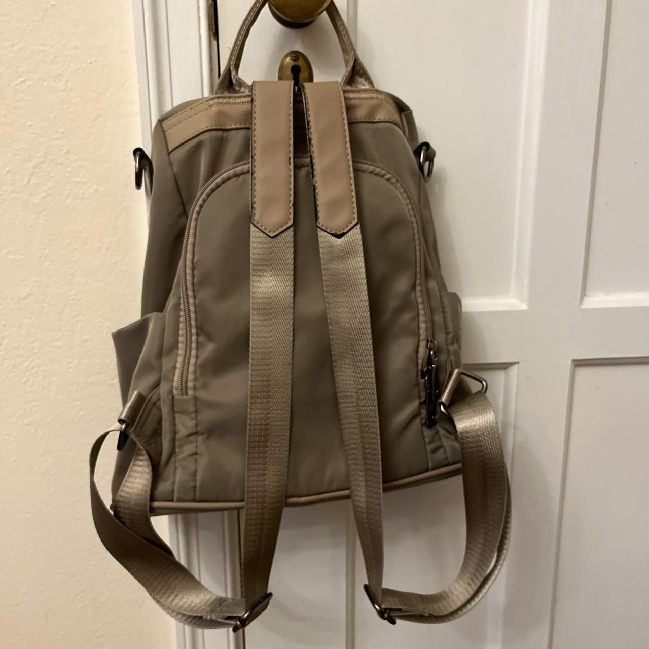 Awesome nylon backpack purse Tons of zip... - Depop