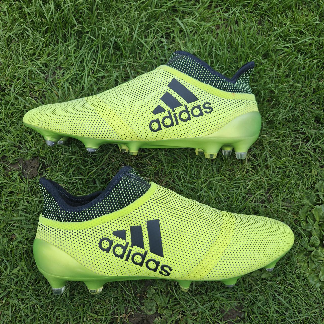 Adidas X Speedflow.1 FG football boots - neon yellow... | Depop