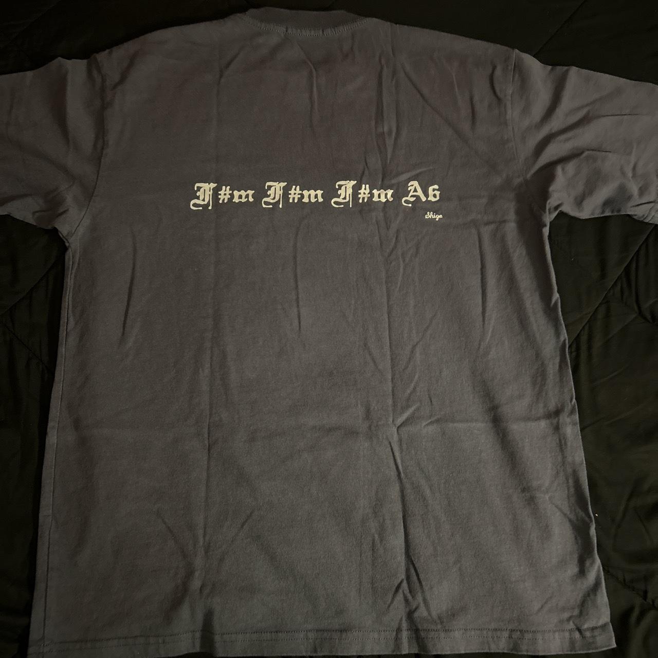 Number Nine gothic print tee (SEND OFFERS!) - Depop