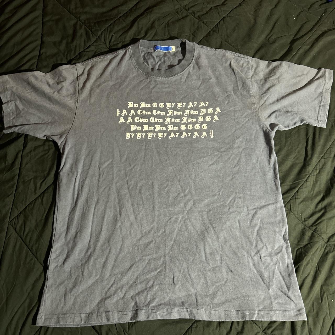 Number Nine gothic print tee great condition,... - Depop