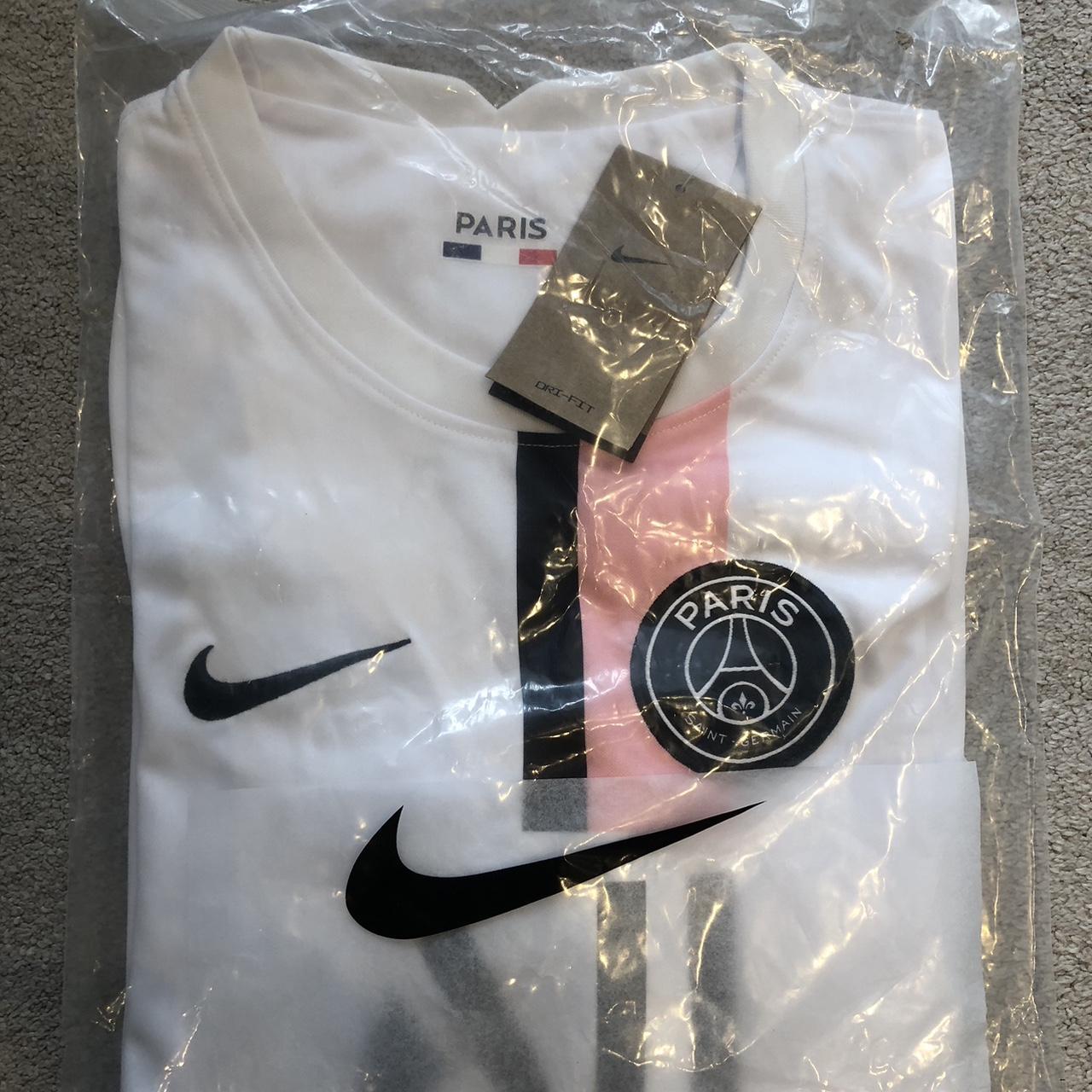 Men’s PSG away kit 2021/2022 Unworn Size: M White &... | Depop