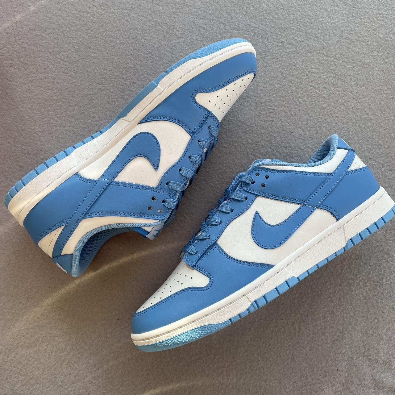 University blue dunks Stock x approved Brand new - Depop