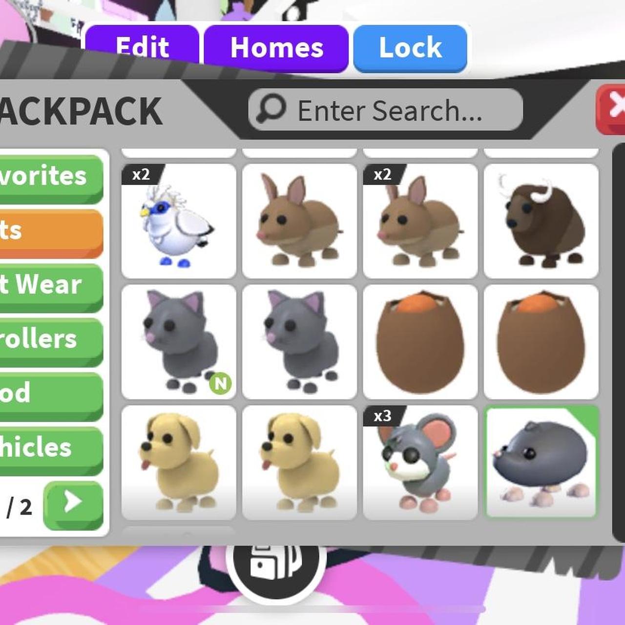 Adopt me inventory, I don’t play this game anymore... - Depop