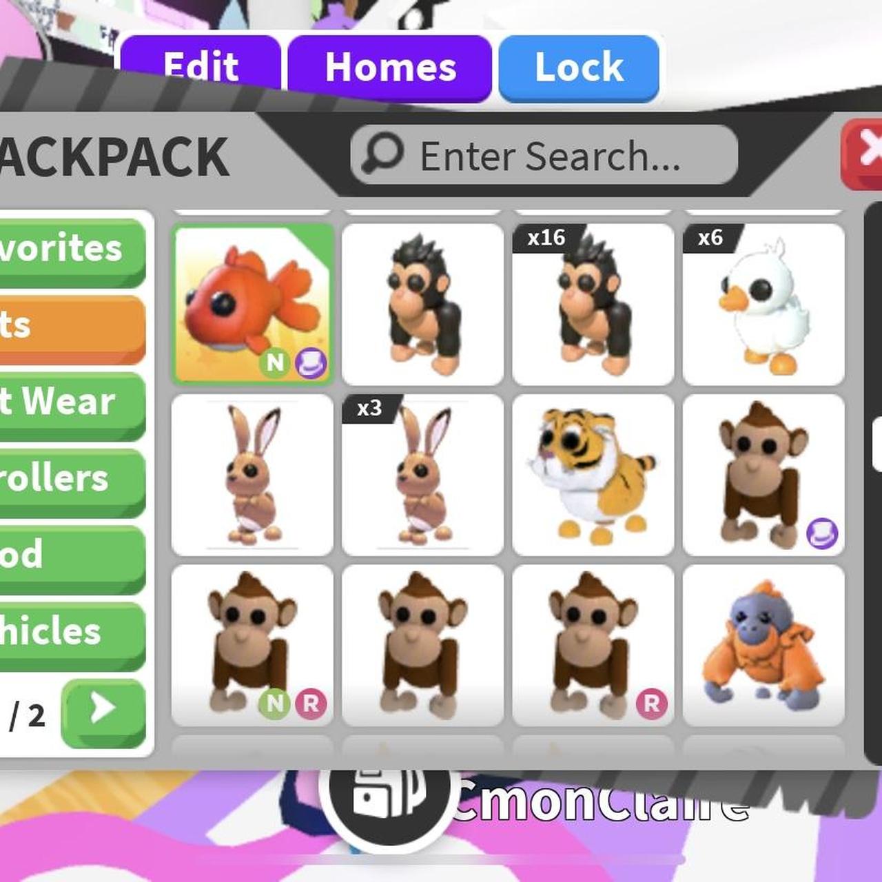 Adopt me inventory, I don’t play this game anymore... - Depop