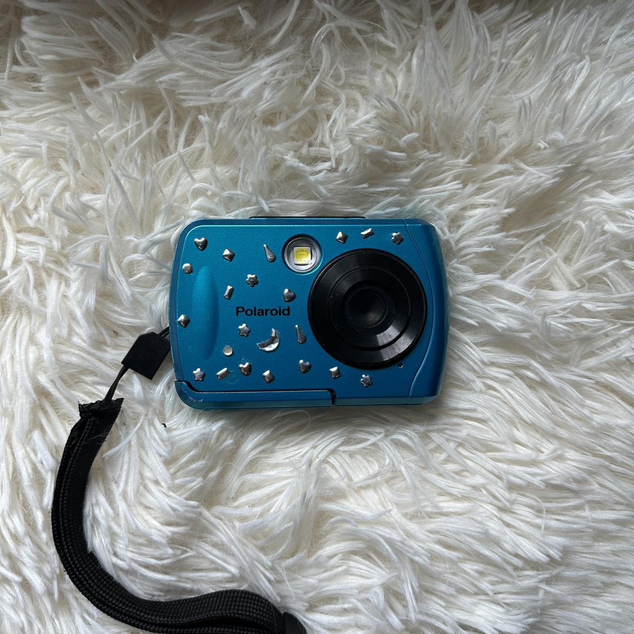 Blue Polaroid digital camera works perfect uses... - Depop