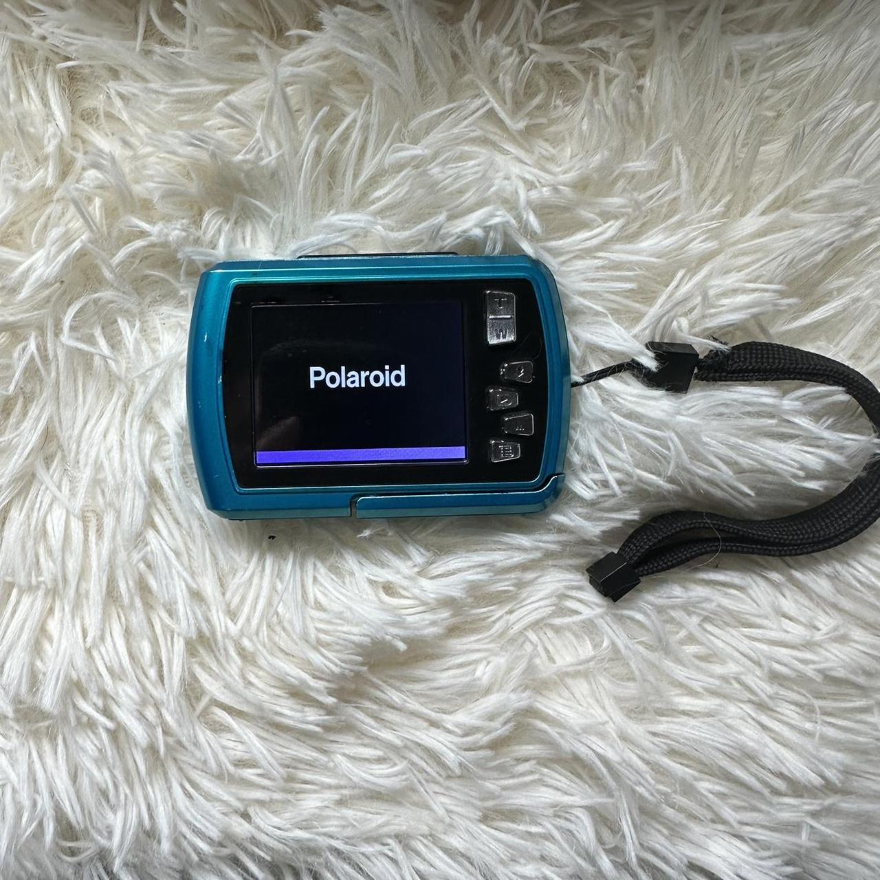 Blue Polaroid digital camera works perfect uses... - Depop