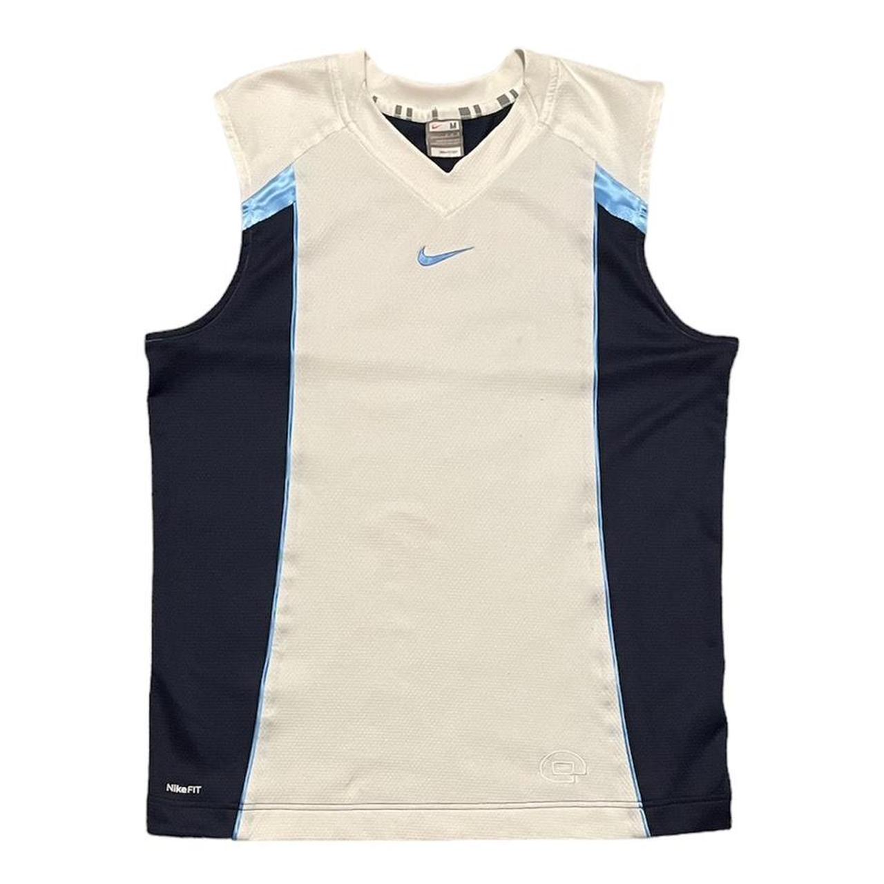 Y2K nike fitdry basketball jersey great shape #y2k... - Depop