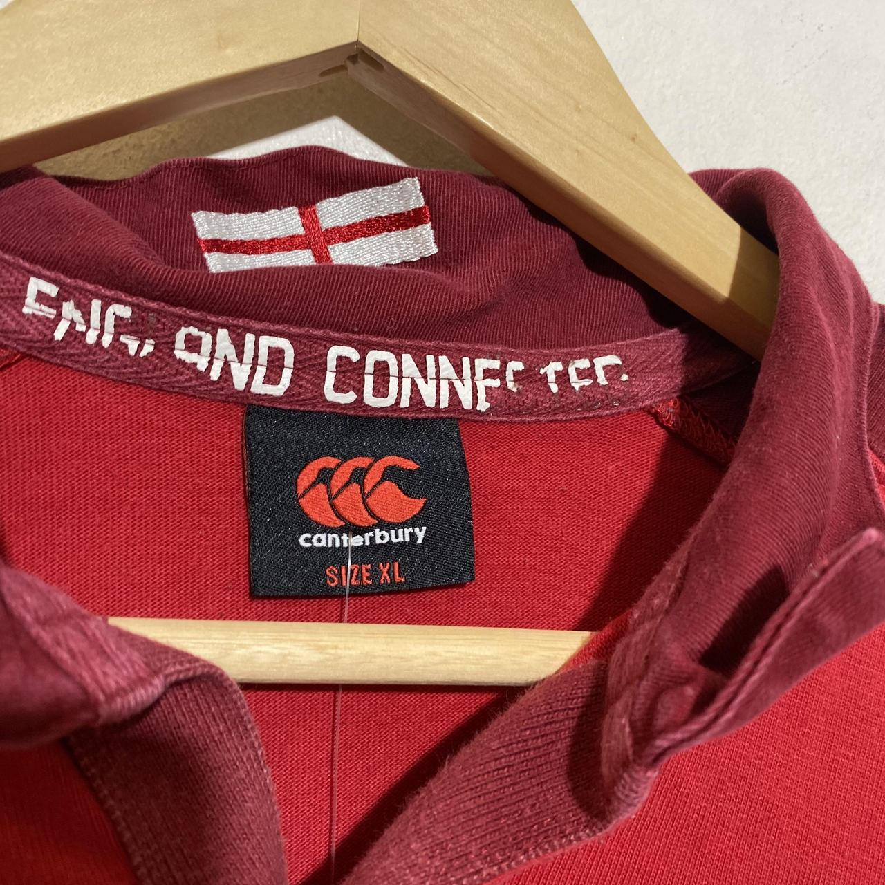 Canterbury Men's Red Polo-shirts | Depop