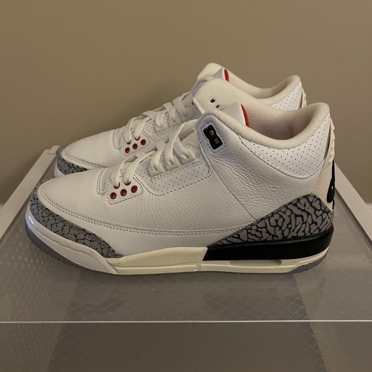 Jordan Women's White and Cream Trainers | Depop