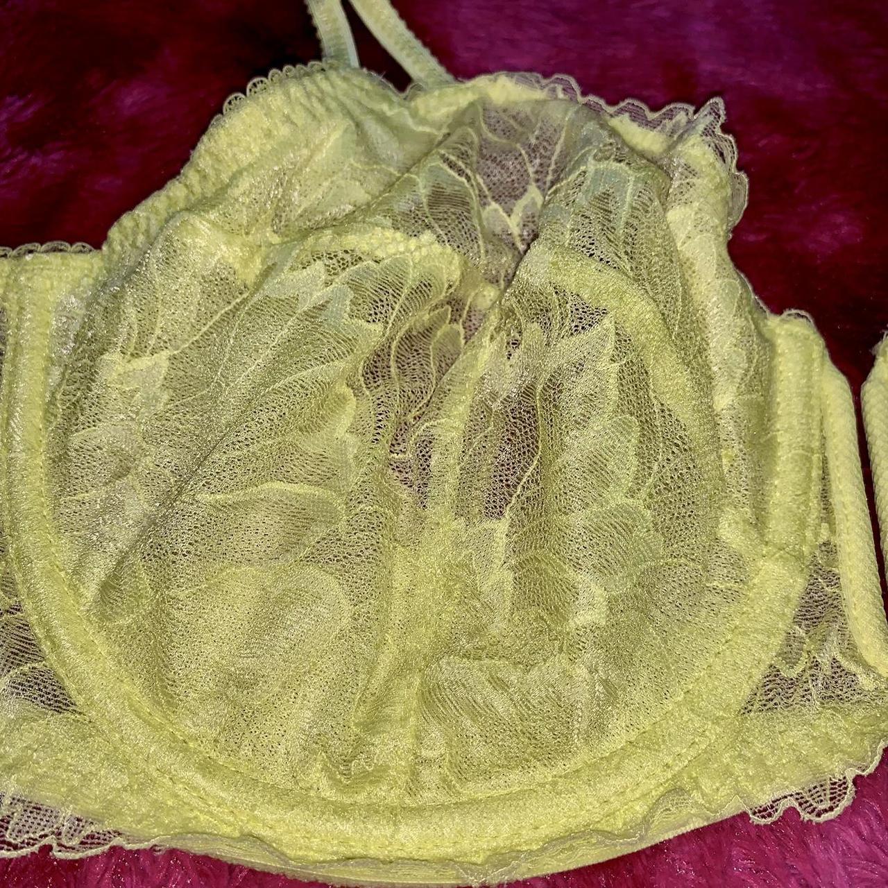 Auden Women's Yellow Bra | Depop