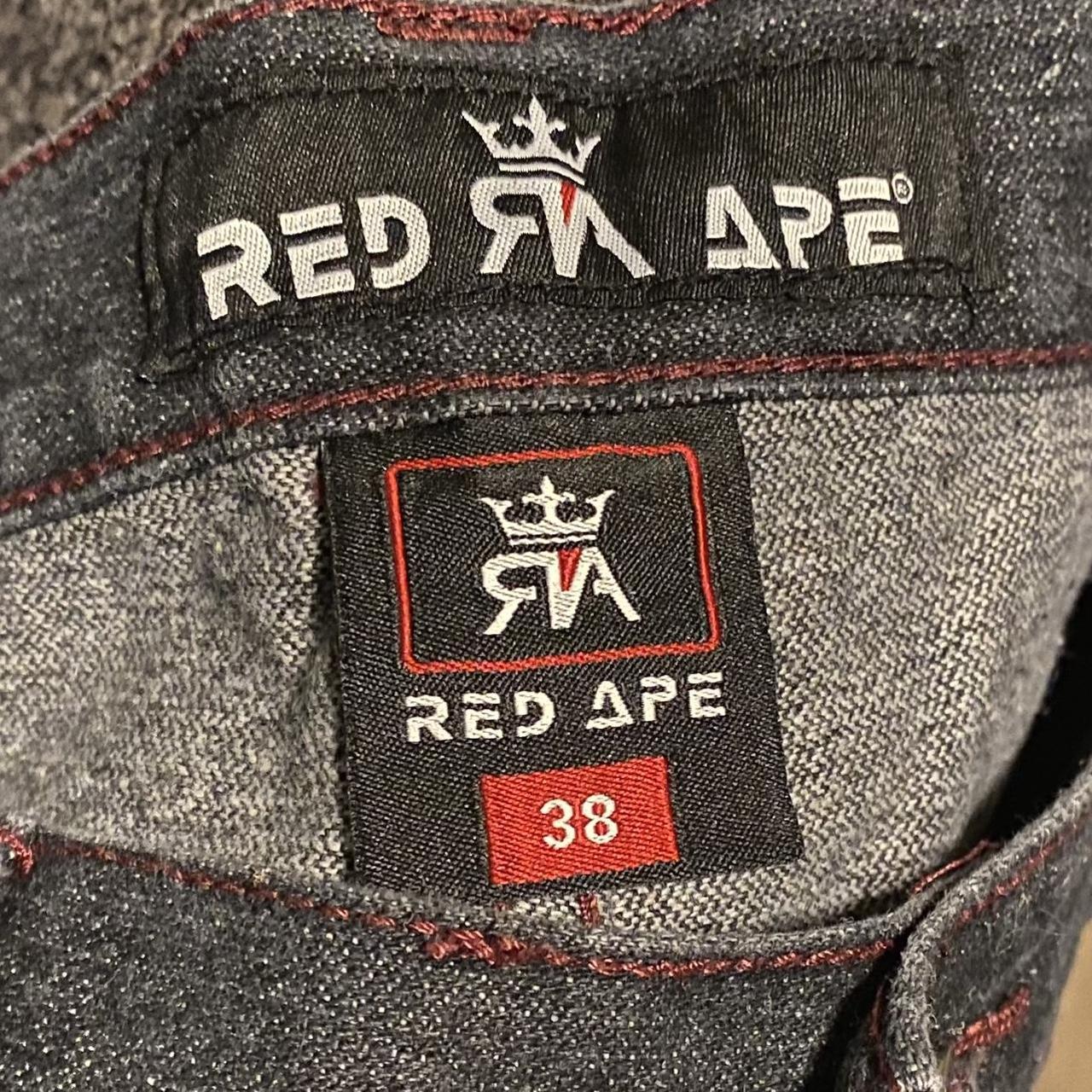 Red ape jeans I apologize for the brand saying... - Depop