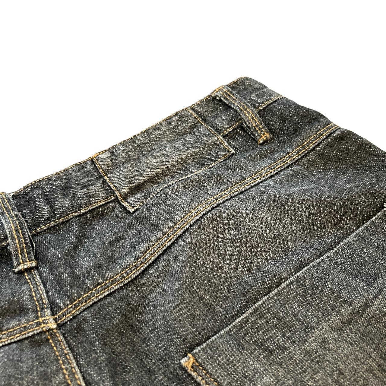 00's Denim Grey Jorts Relaxed denim summer jorts... - Depop
