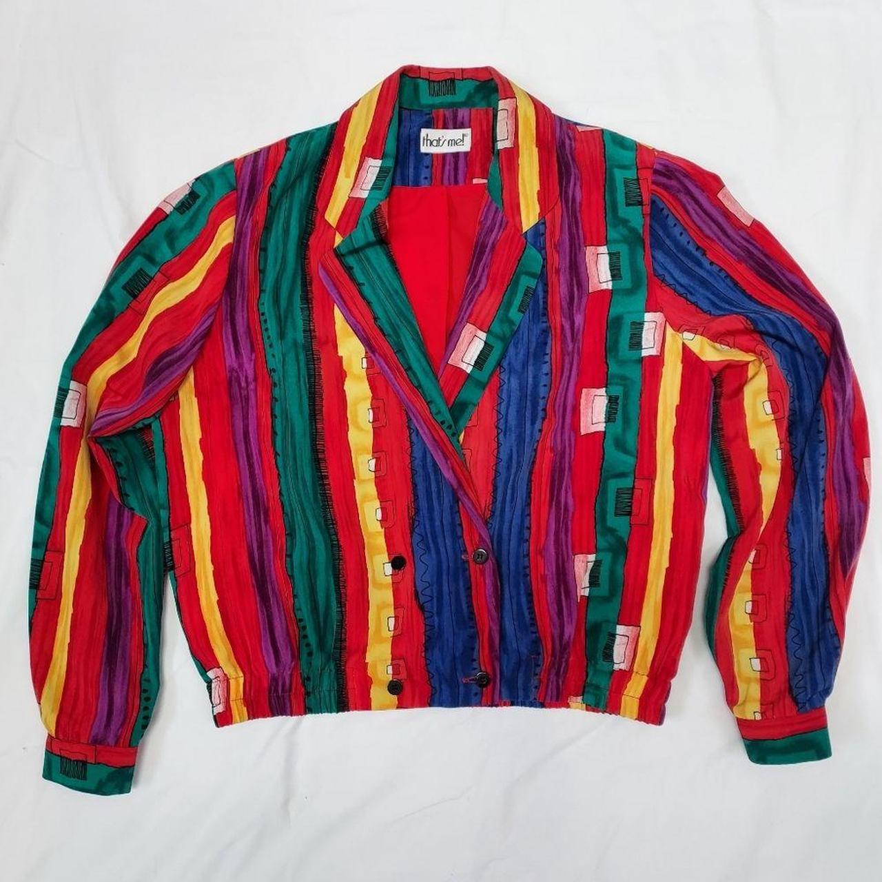 This is the colourful jacket you never knew you... - Depop