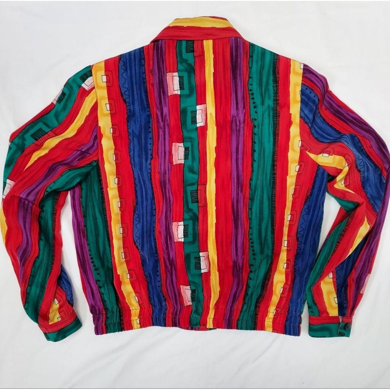 This is the colourful jacket you never knew you... - Depop