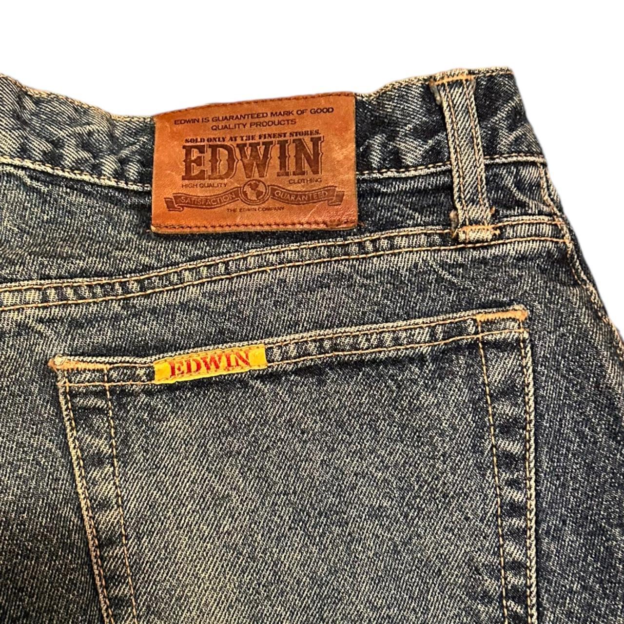 Edwin Jeans Mens 34x32 Blue American Slim Denim... - Depop