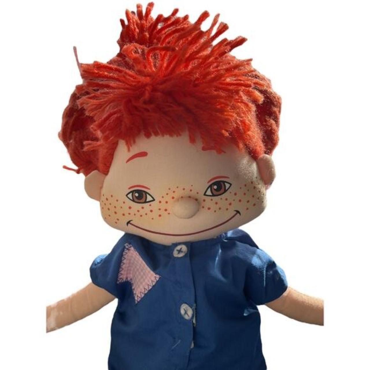 Juans Pippi Longstocking Plush Stuffed Vintage Doll... | Depop