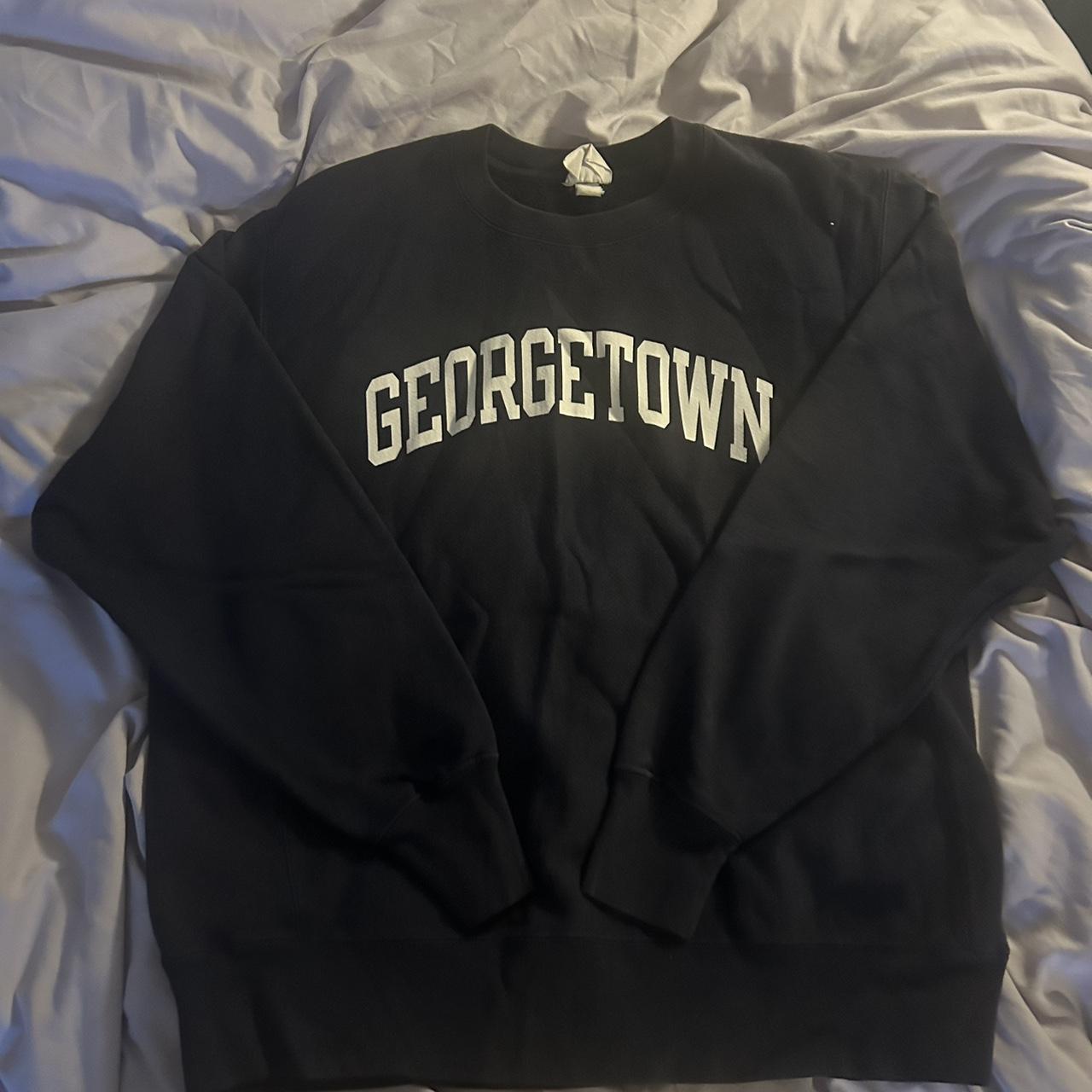 large champion reverse weave georgetown sweater.... - Depop