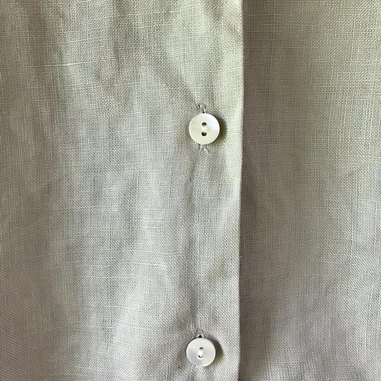 Talbots Irish linen crop top. No flaws. Fits XS-M.... - Depop