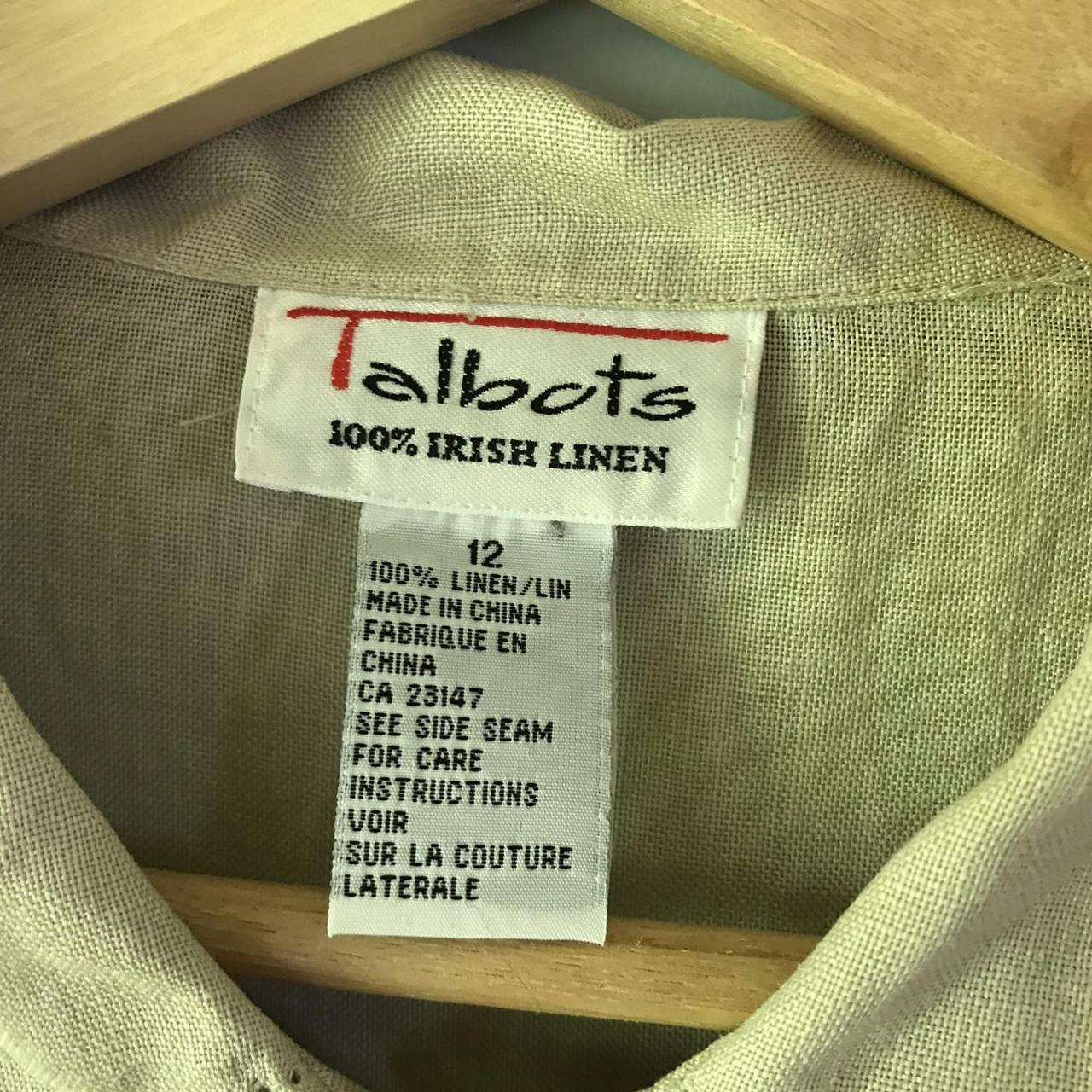 Talbots Irish linen crop top. No flaws. Fits XS-M.... - Depop