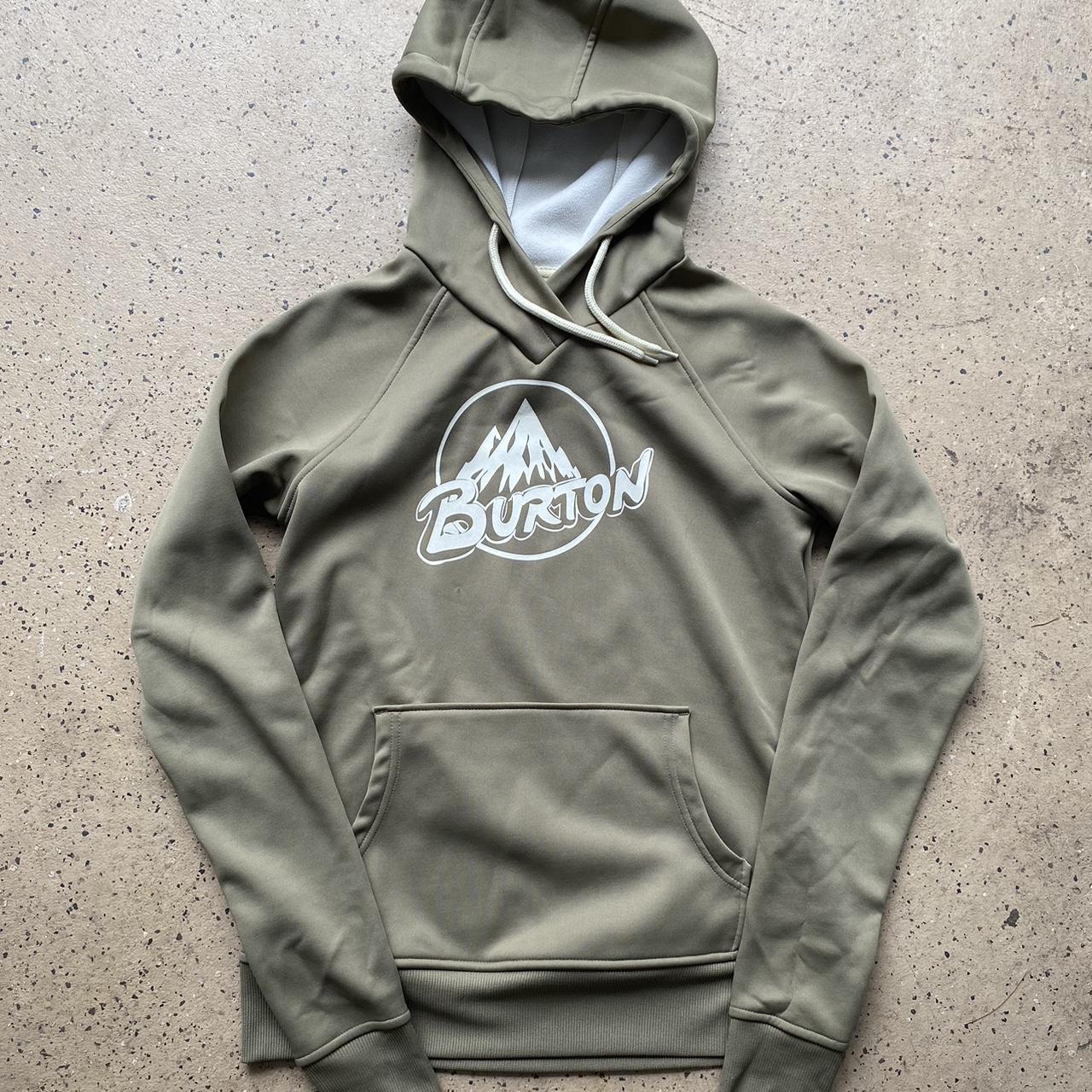 Vintage Burton Snowboards Hoodie Perfect fit, flaws... - Depop