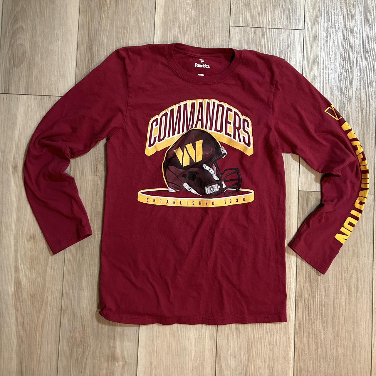 Men’s small Fanatics Washington Commanders long... - Depop