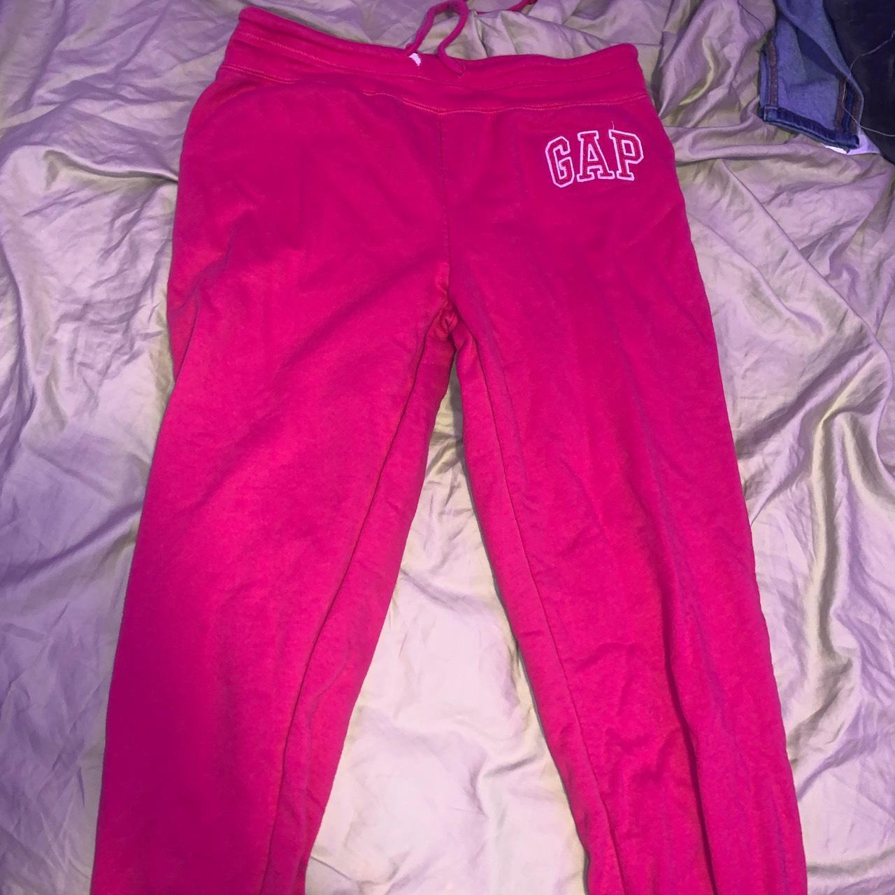 Hot pink gap sweatpants never worn but doesn’t have... - Depop