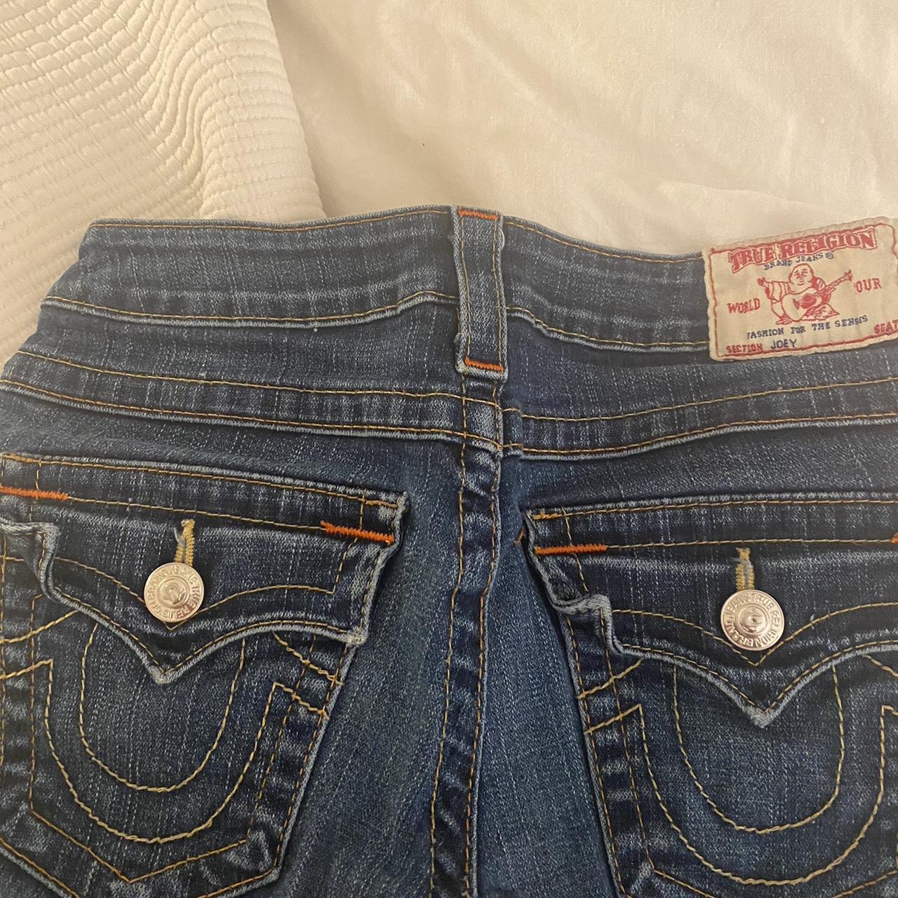 real true religion truey low rise flare bootcut... - Depop
