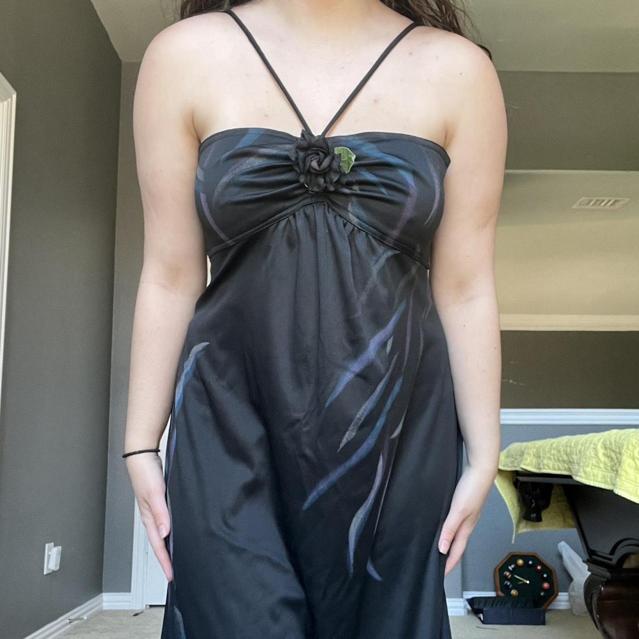 Whimsigoth maxi dress Handmade gothic fairy... - Depop