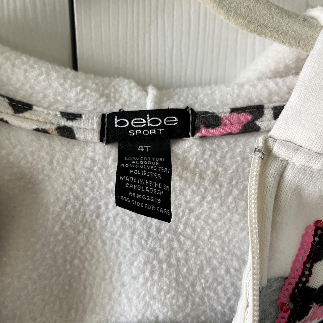 Y2k vintage bebe hoodie Y2k cropped hoodie Size:... - Depop