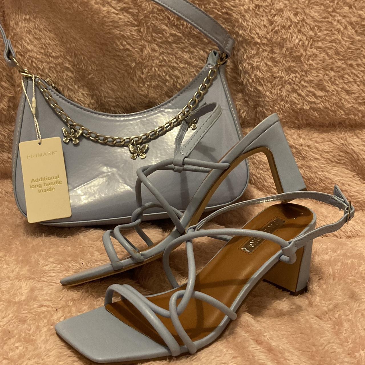 PRIMARK BUNDLE blue butterfly handbag (removable... - Depop