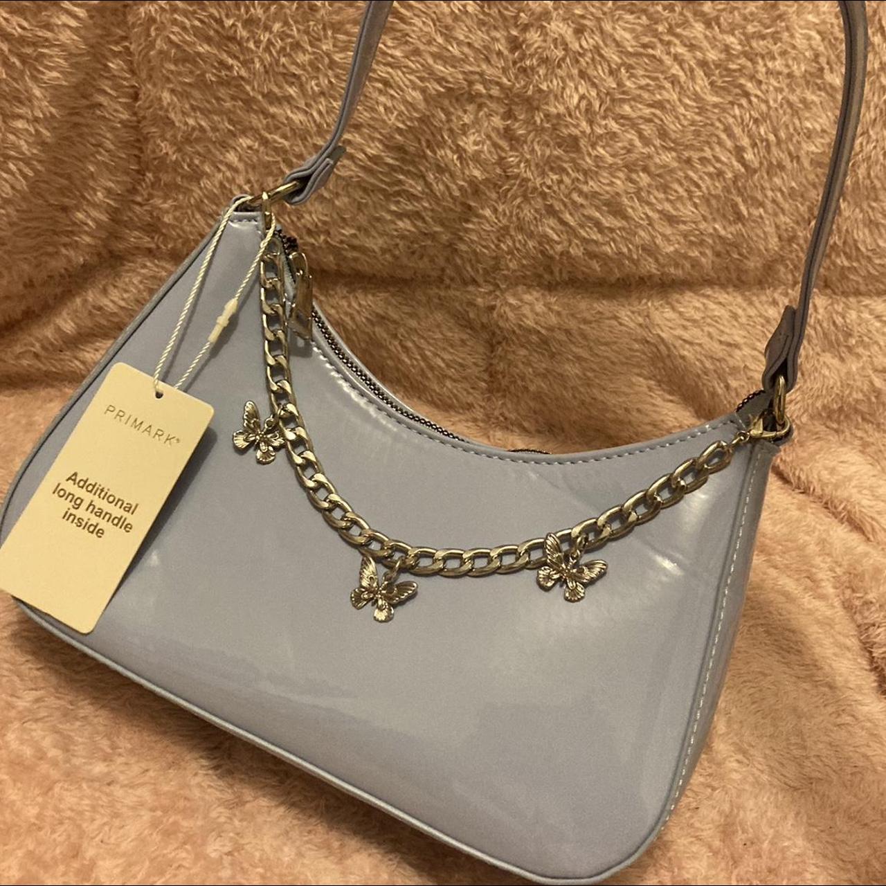 PRIMARK BUNDLE blue butterfly handbag (removable... - Depop
