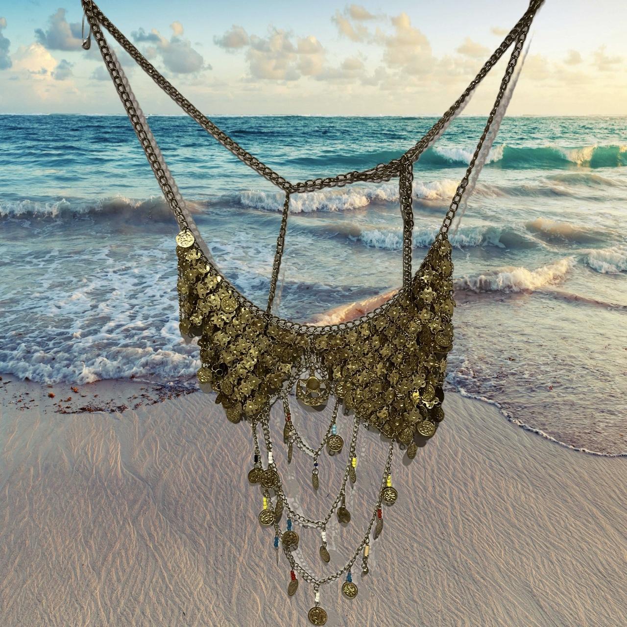 Beautiful Costume gold chain top!!! Perfect for... - Depop