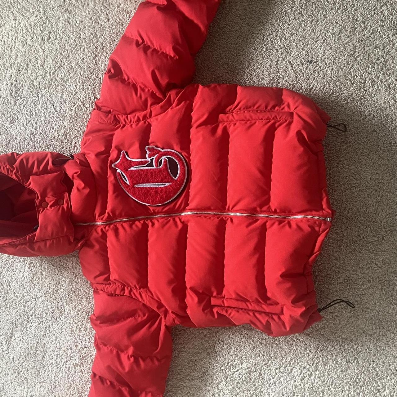 Red Corvidae puffer Brought from 777 Open to... - Depop