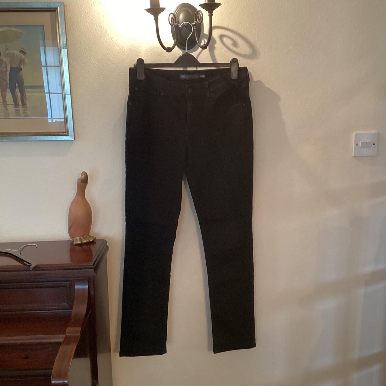 Black Levi jeans 30 inch waist; 32 inch leg. Worn... - Depop