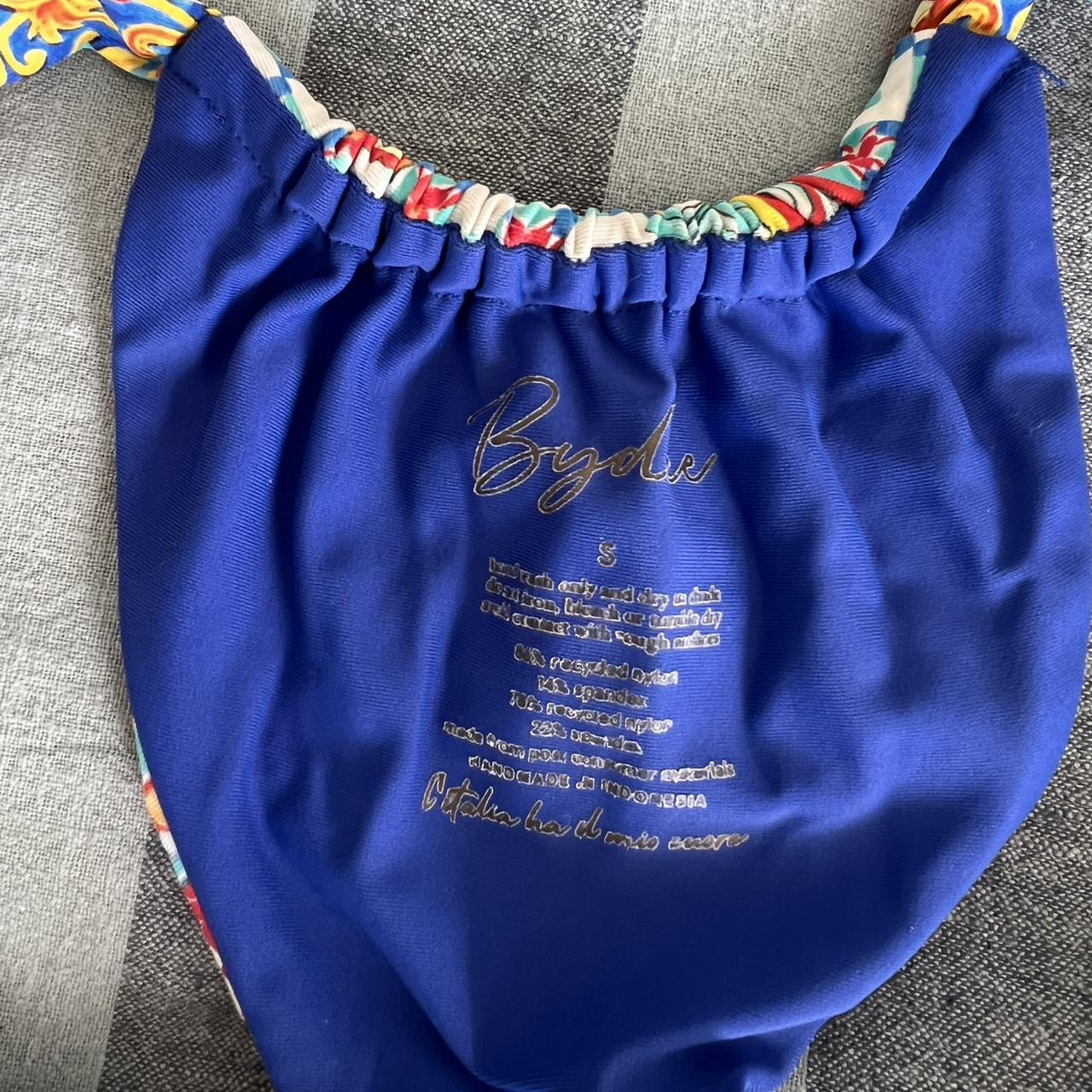 Bydee portofino print bikinis - top size M (can fit... | Depop