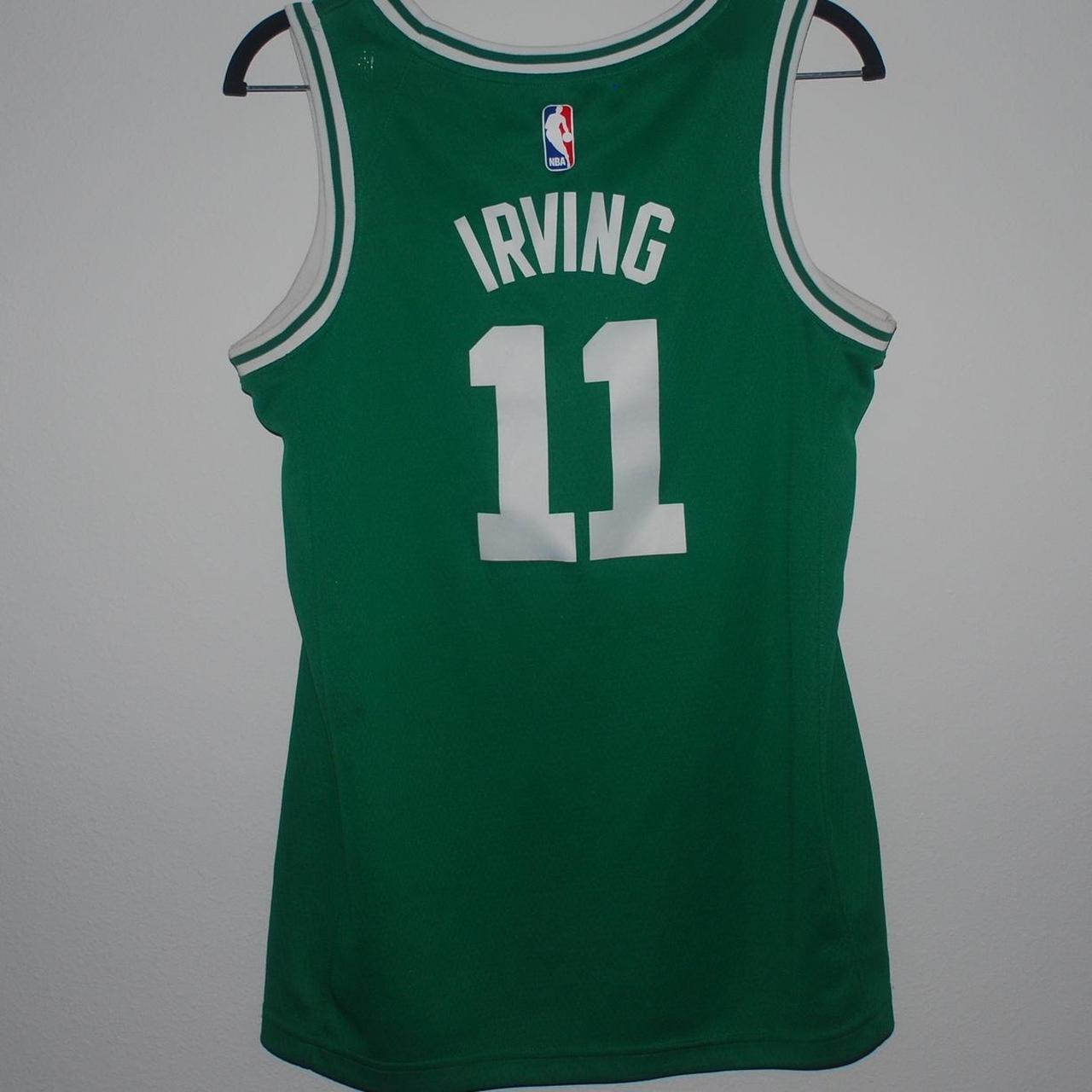 green boston Celtics basketball jersey / number 11 /... - Depop