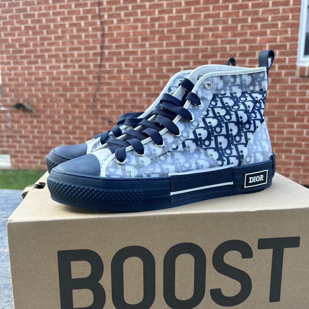 Dior B23 High Blue Oblique - Size 10.5 no box,... - Depop