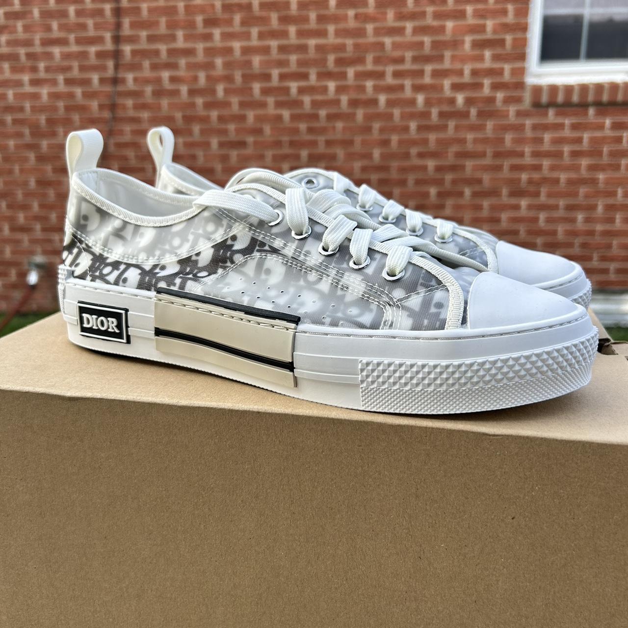 Dior B23 Low White Oblique - Size 10.5 no box,... - Depop