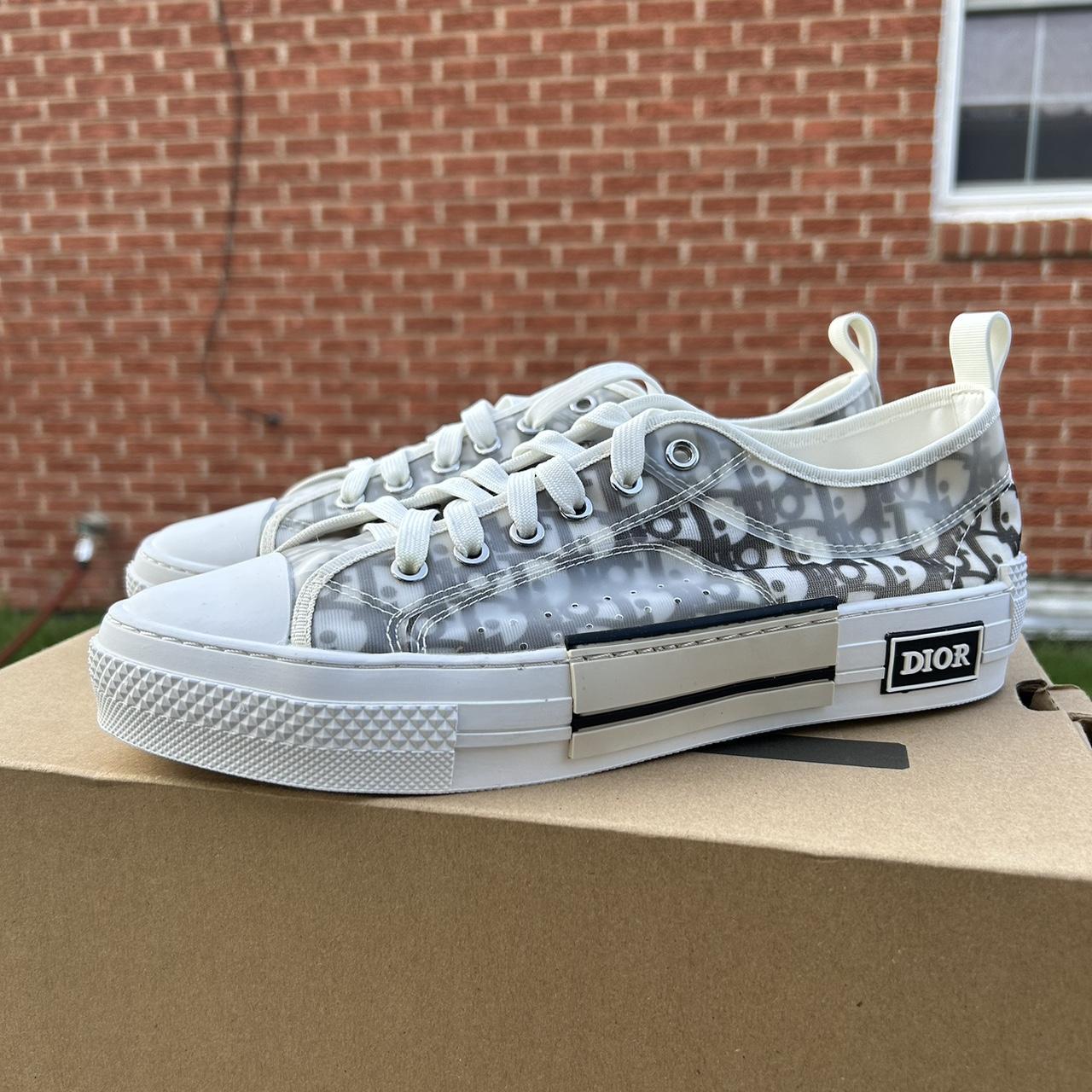 Dior B23 Low White Oblique - Size 10.5 no box,... - Depop